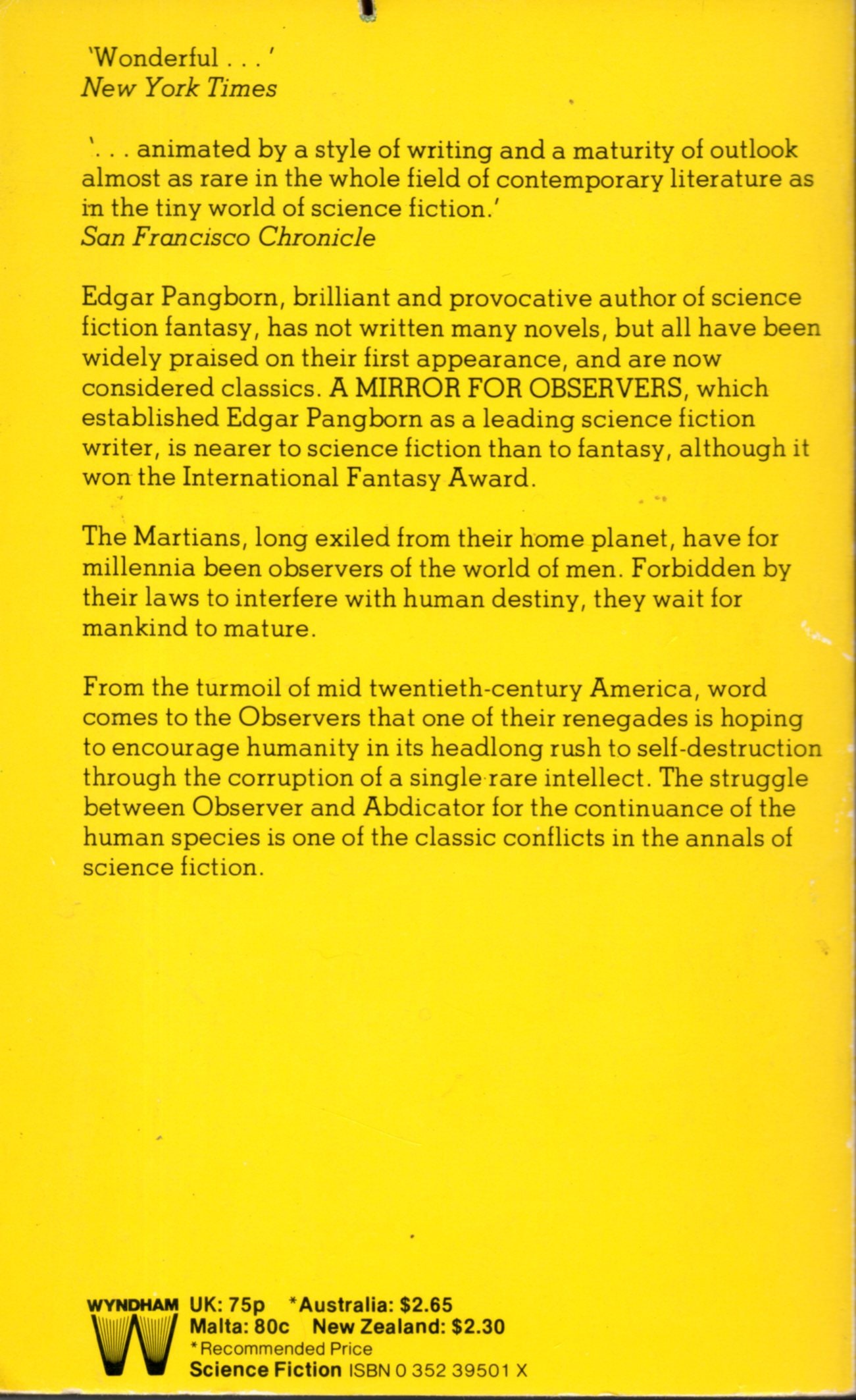 The Science Fiction of Edgar Pangborn: Davy the Company of - Etsy