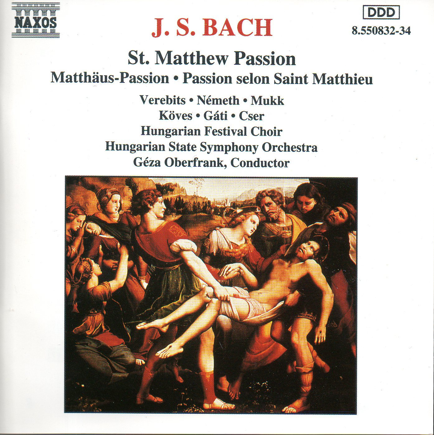 J S Bach St Matthew Passion Hungarian State Symphony And Etsy