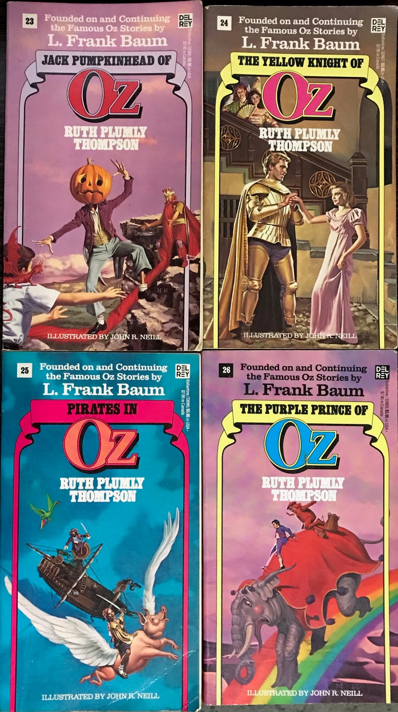 Complete Del Rey Oz Novels, by L. Frank Baum and Ruth Plumly Thompson ...