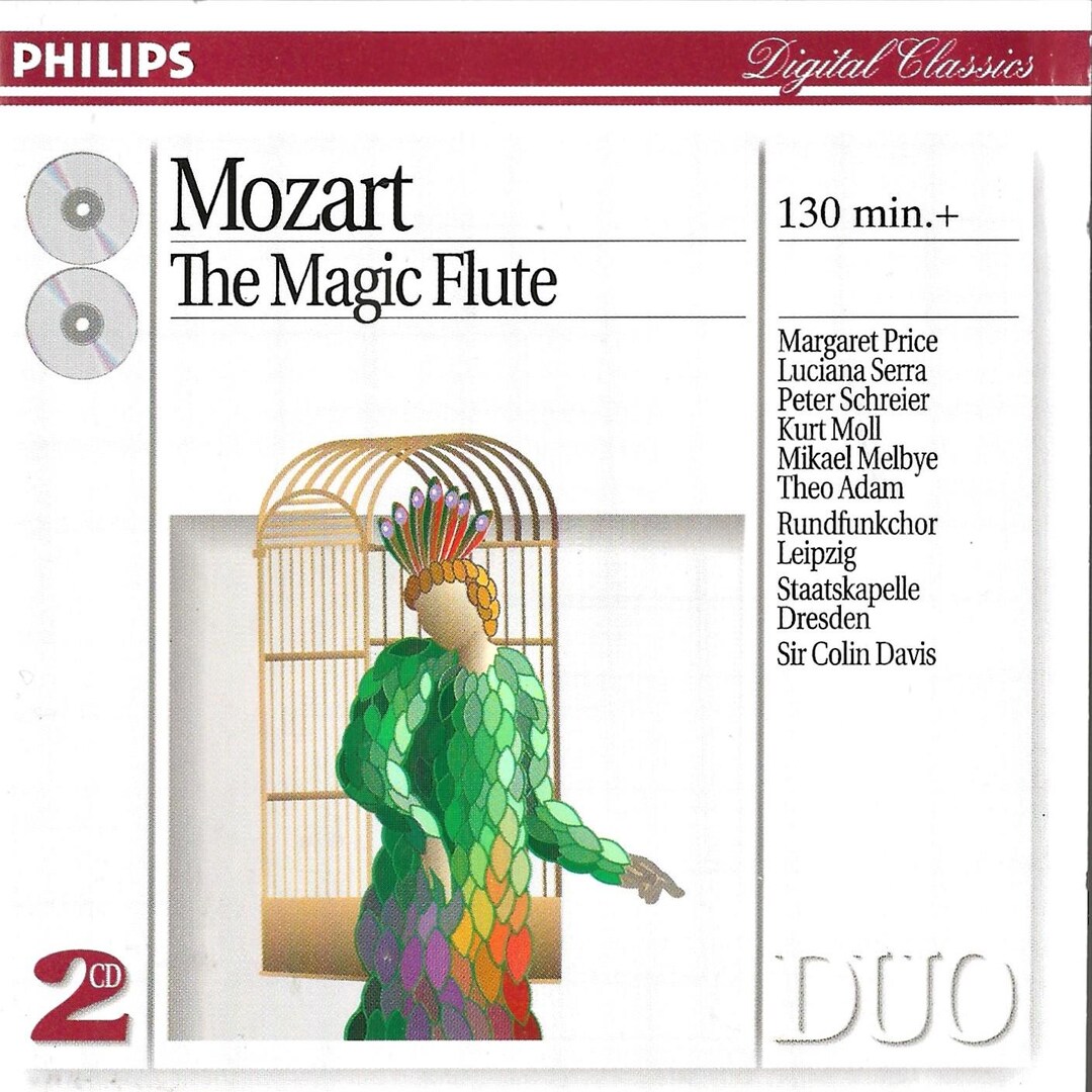 Wolfgang Amadeus Mozart: Magic Flute die Zauberflote Staatskapelle Dresden, Leipzig Radio Choir ...