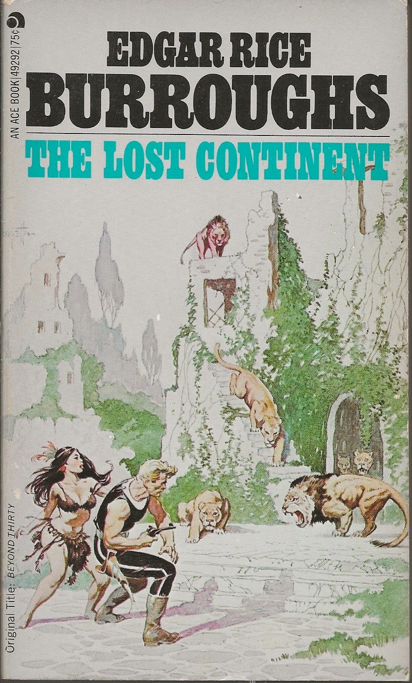 The Moon Men (and the Red Hawk); and the Land of Hidden Men (original ...