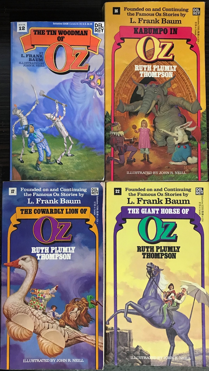 Complete Del Rey Oz Novels, by L. Frank Baum and Ruth Plumly Thompson ...