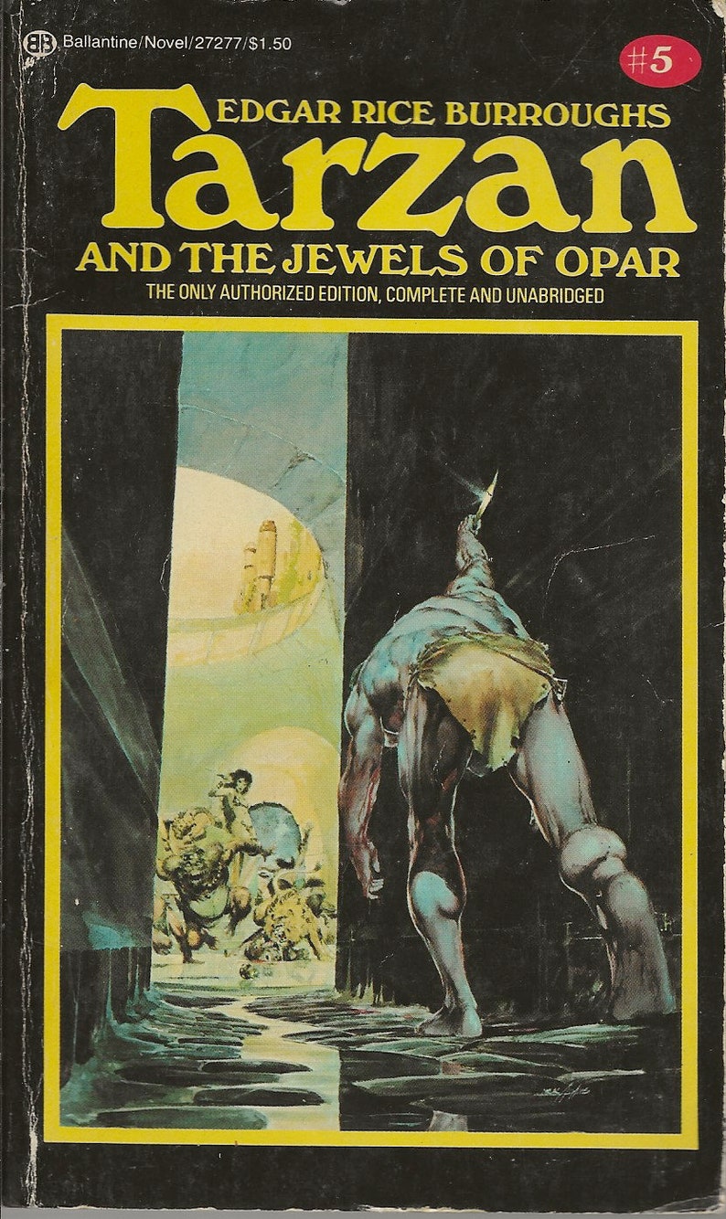 Tarzan of the Apes and Others, by Edgar Rice Burroughs (black ...