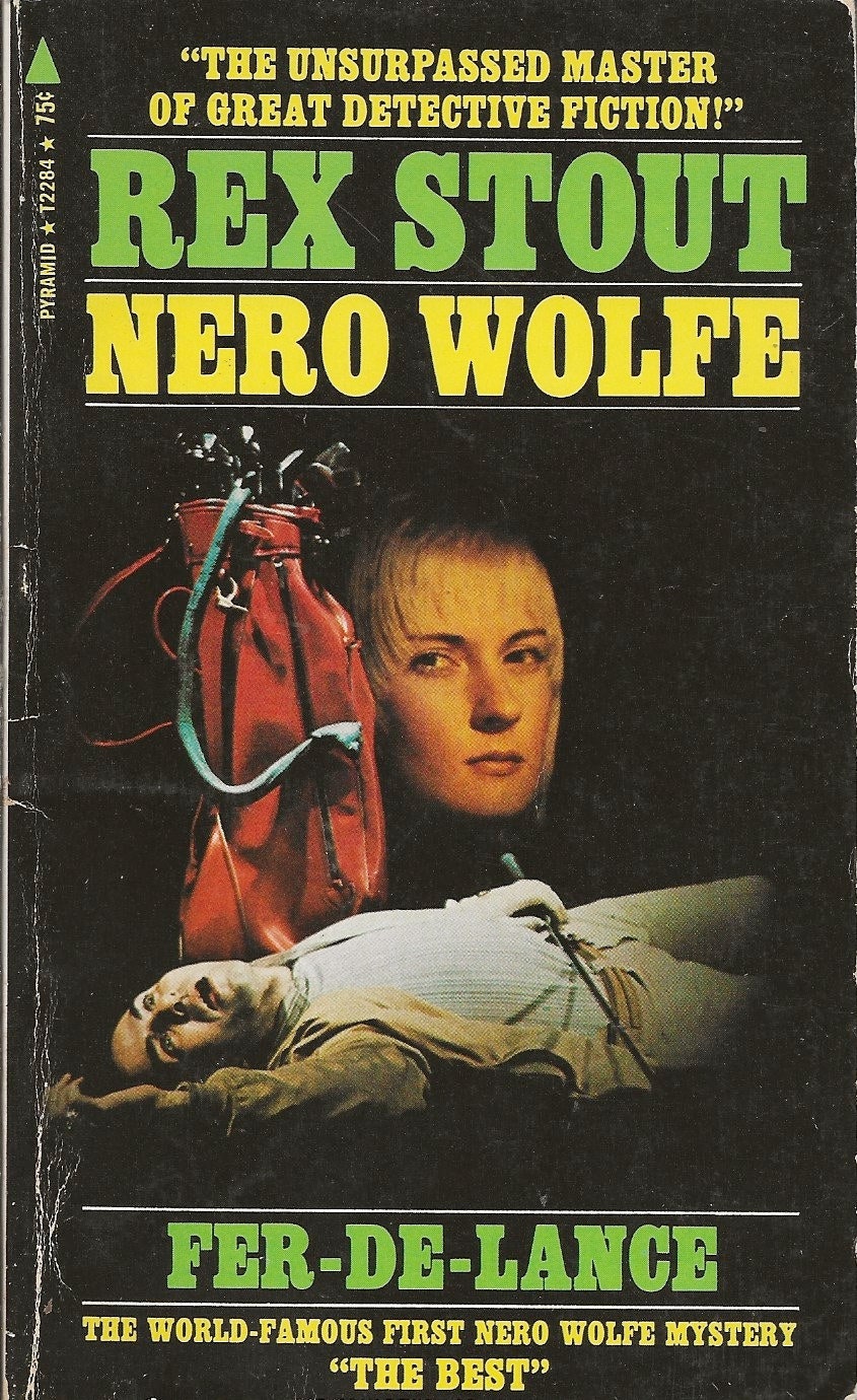 Fer-de-lance, and the League of Frightened Men by Rex Stout nero Wolfe 1 and 2 - Etsy