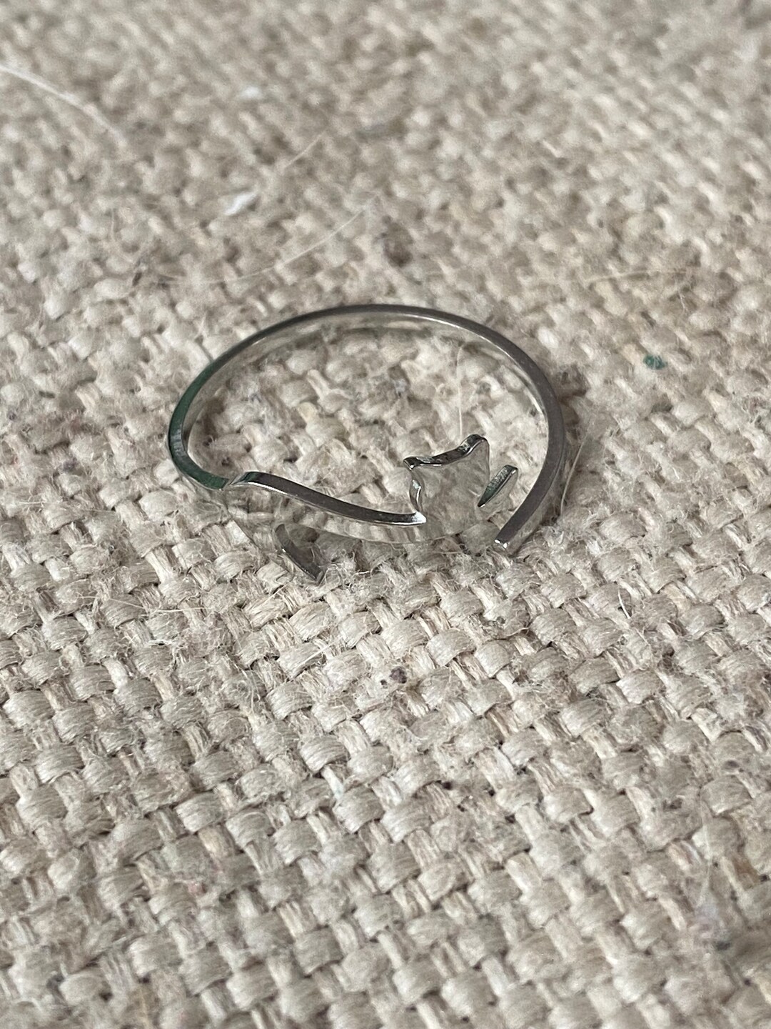 Cat Ring, Kitty Ring, Kitty Jewelry, Kitty Cat, Kitten Ring, Stainless ...