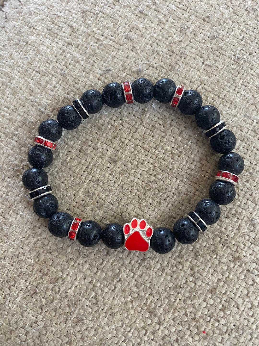Lava Rock Bracelet, Multiple Colors, Lava Rock, Rescue Mom Gift, Mens ...