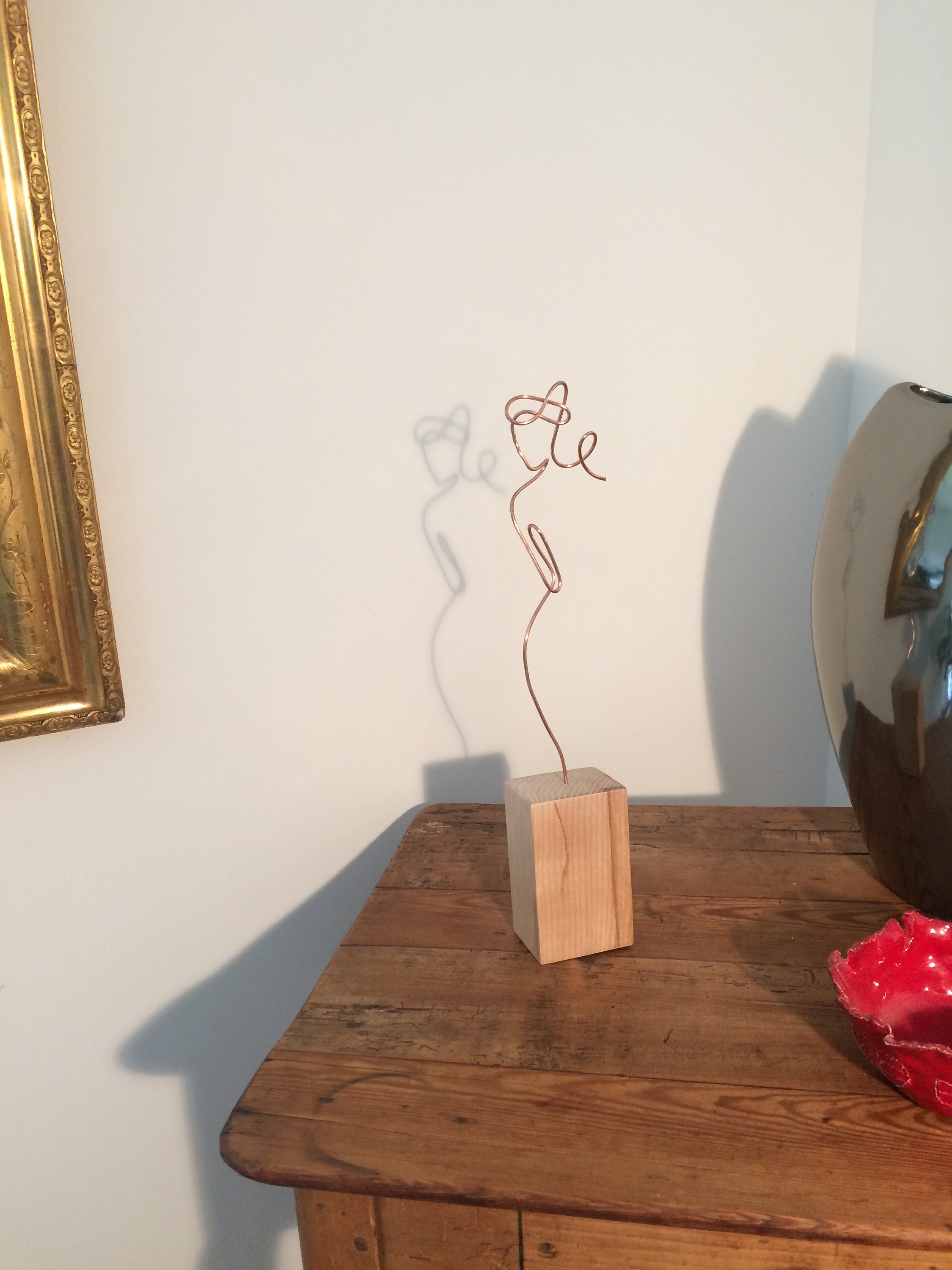 Art Objects Female copper nude Sculpture etna.com.pe