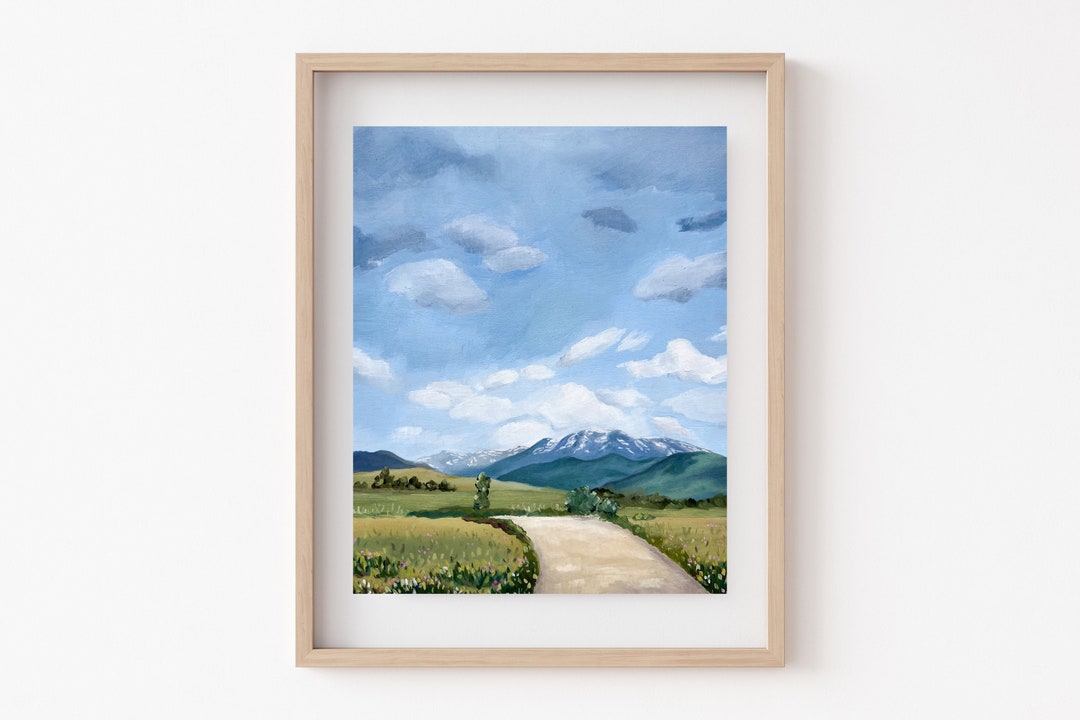 Lead, Kindly Light - Landscape Print // Utah Landscape Painting ...