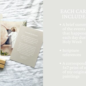 Easter Advent Calendar Holy Week PRINTABLE // Easter Countdown LDS Art ...