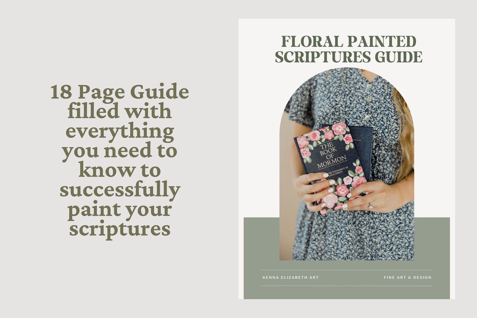 Floral Painted Scriptures: A Step-by-step Guide | Painted Book of ...