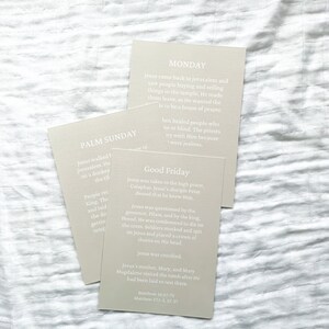 Easter Advent Calendar Holy Week PRINTABLE // Easter Countdown LDS Art ...