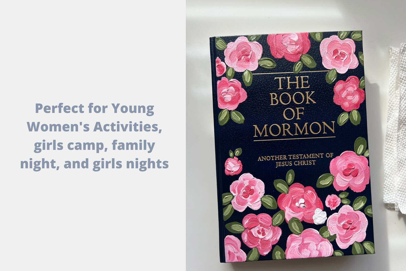 Floral Painted Scriptures: A Step-by-step Guide Painted Book - Etsy