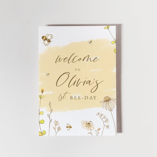 Editable Bee-day Welcome Sign Bee Birthday Welcome Sign Honey | Etsy