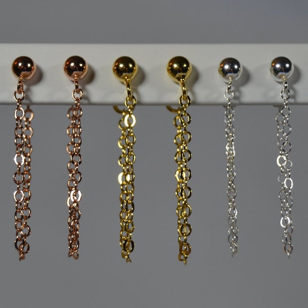 Chain Earrings - Etsy