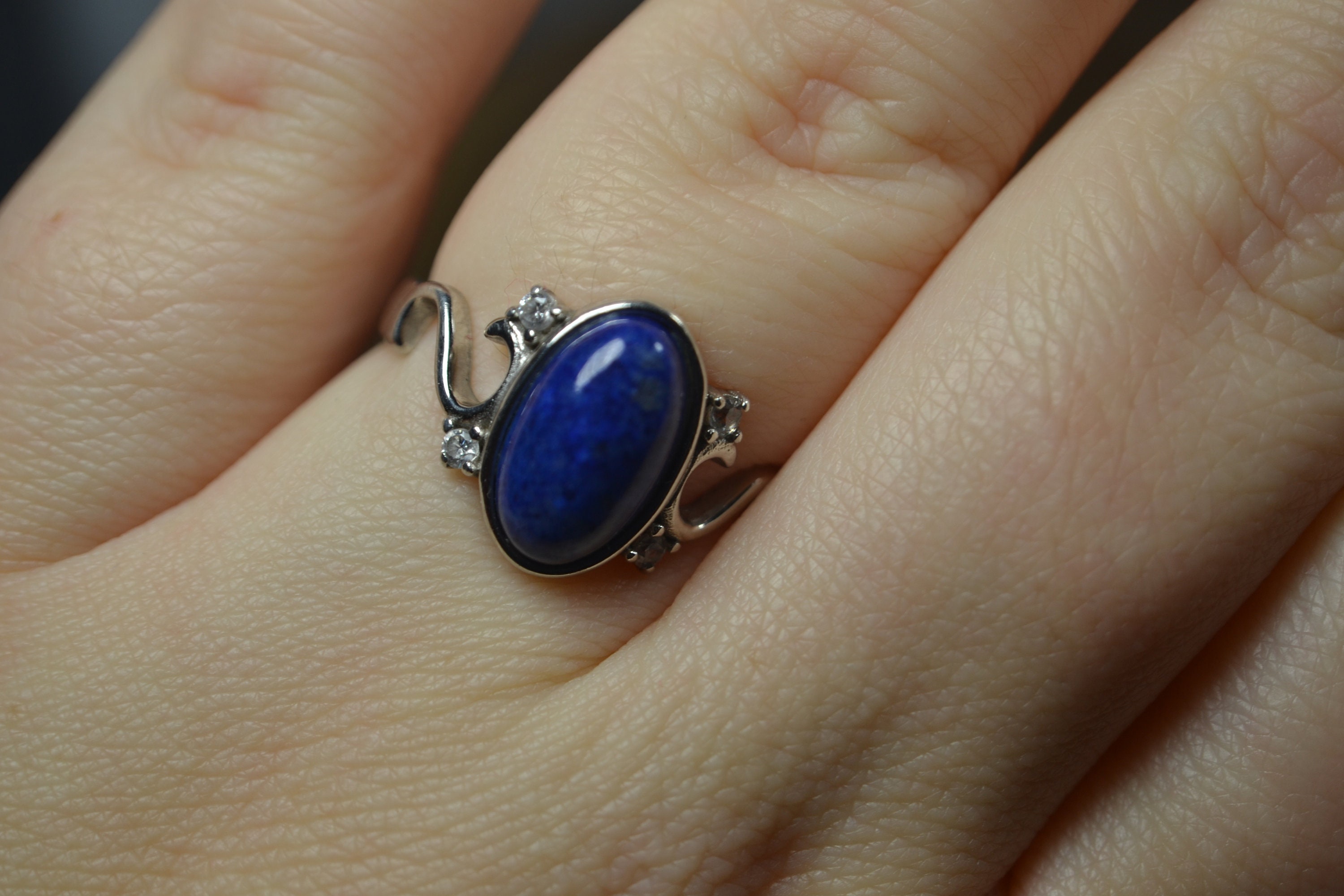 Vampire Diaries Lapis Lazuli Ring