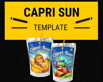 Capri sun label | Etsy