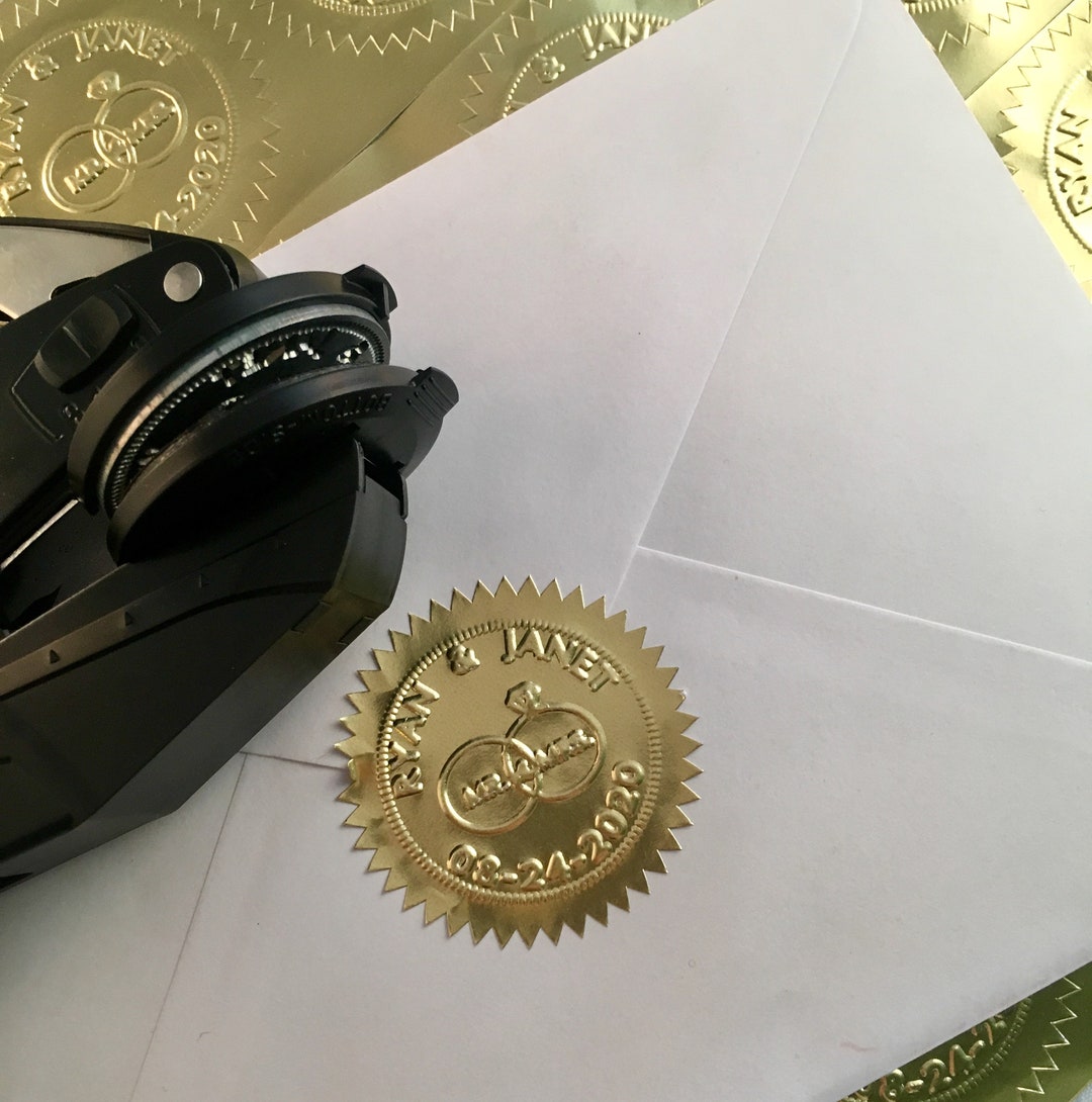 Create Custom Stationary With a Personalized Wedding Seal for Your ...