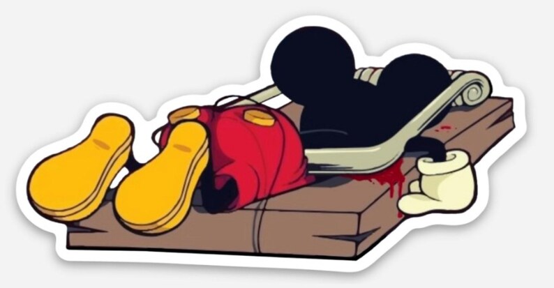 8 Mickey Mouse Trap Stickers - Etsy