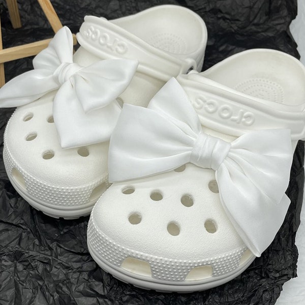 Black Bow Shoes - Etsy