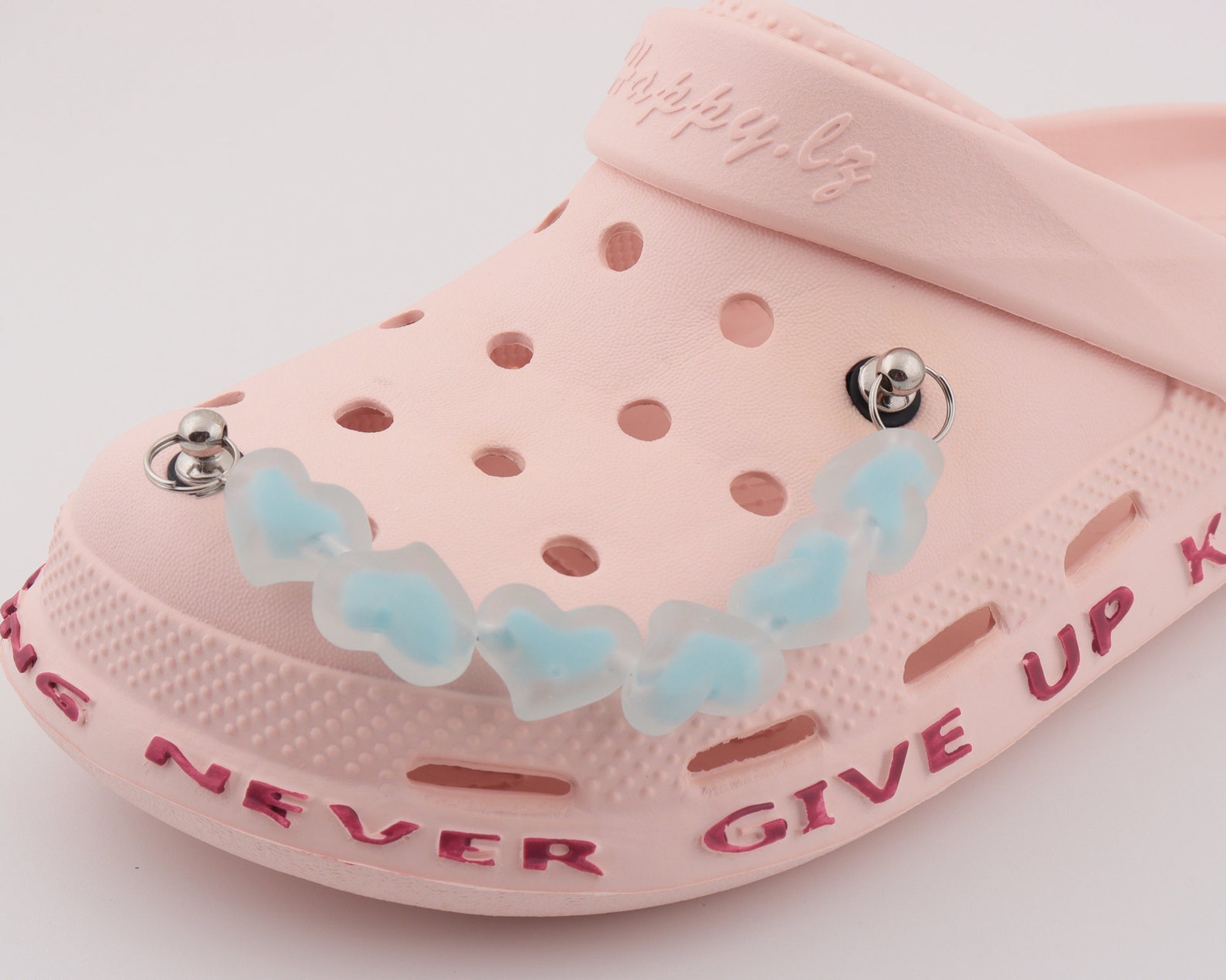 Croc Chain Charms. High Quality Luxury Candy Hearts Croc - Etsy