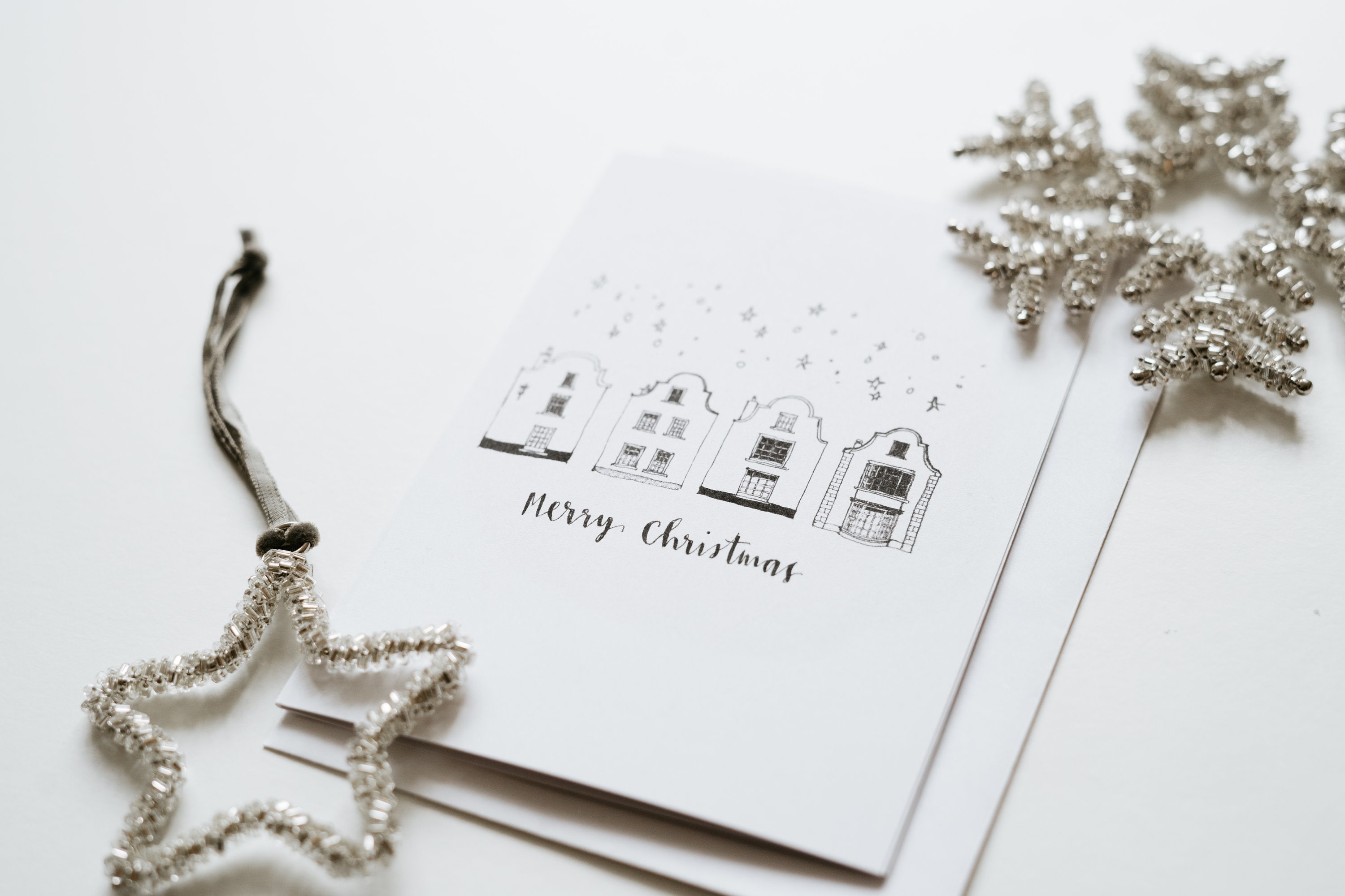 Christmas Card - Houses - Etsy