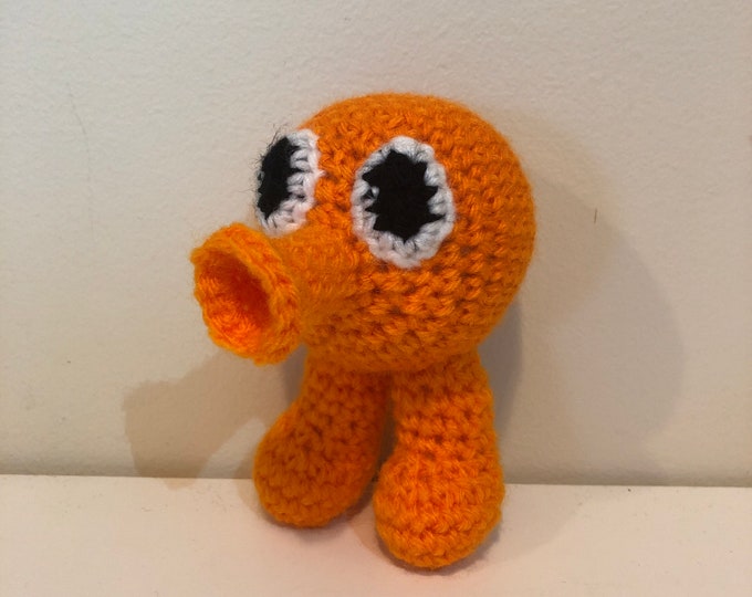 Small Q*bert! Crochet Plush - Etsy