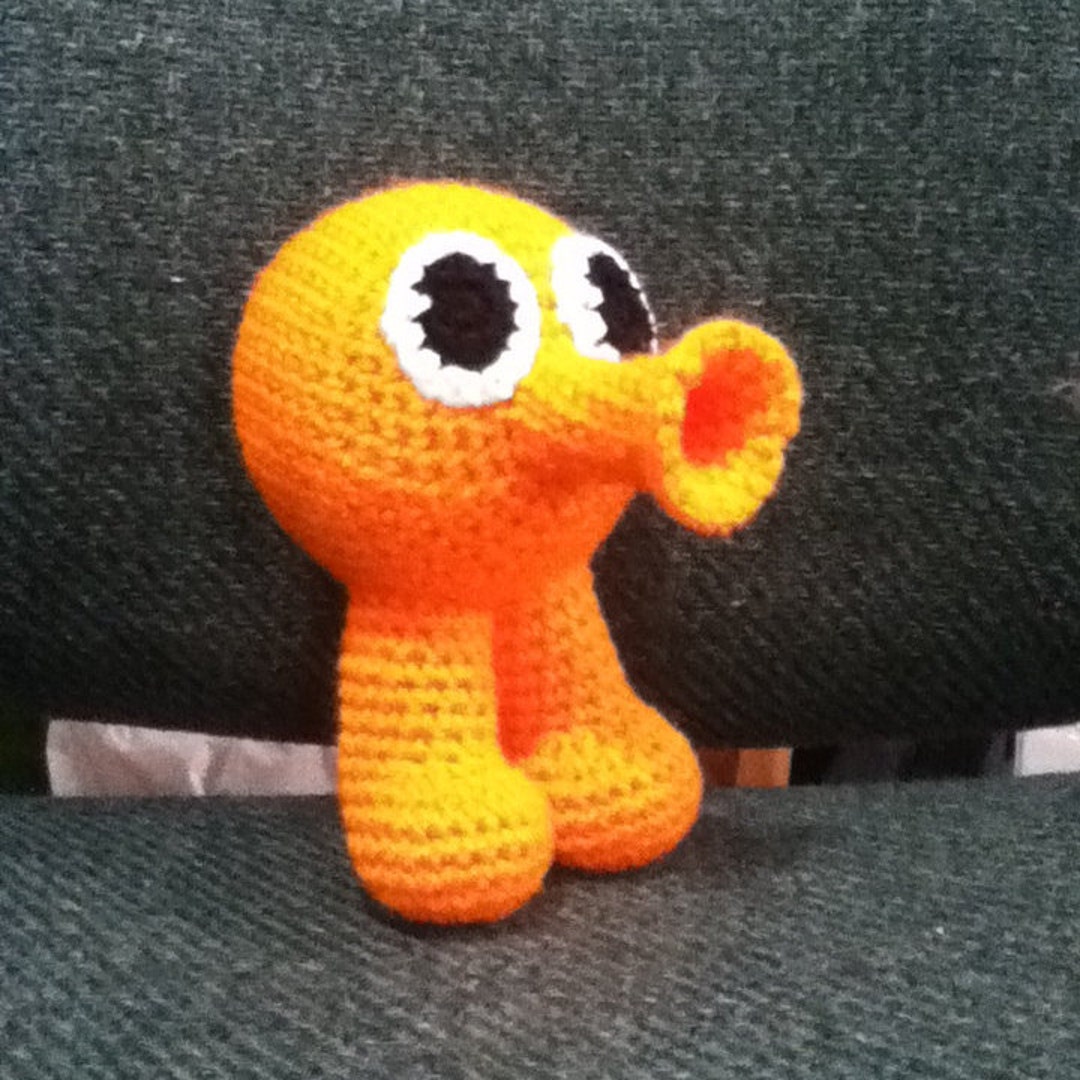 Crochet Inspired Q*bert Plushie - Etsy