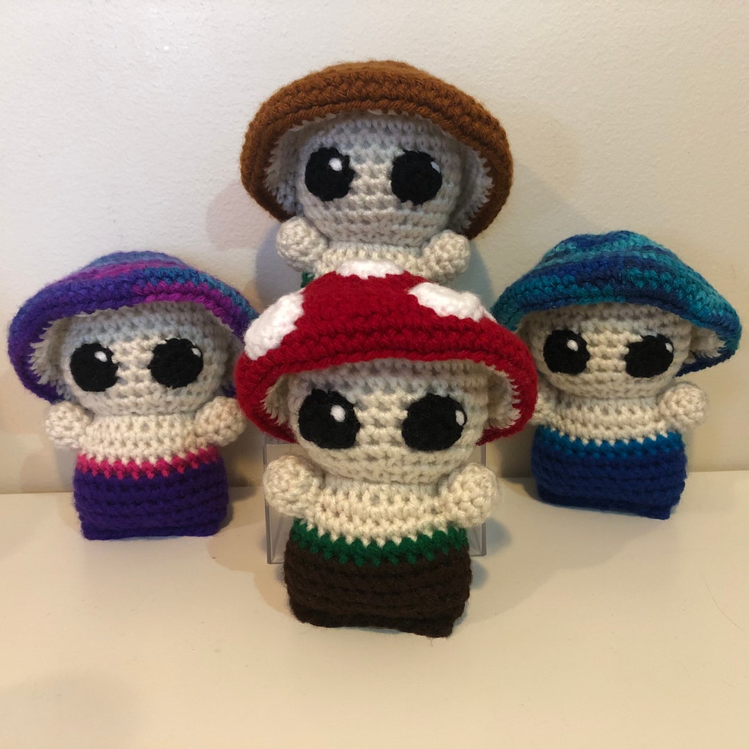 Crochet Toadstool Plush - Etsy