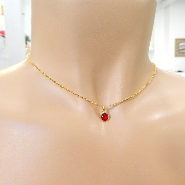Red Ruby Pendant - Etsy