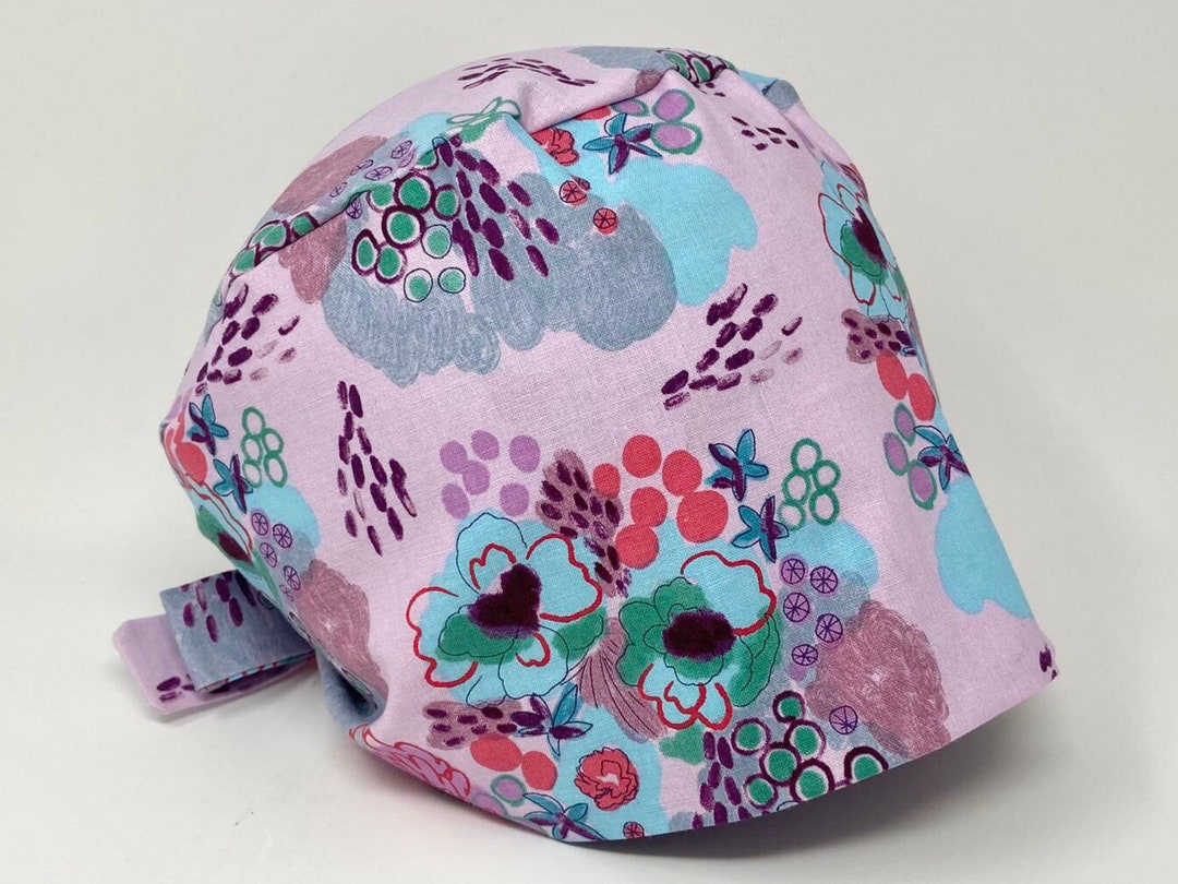 Flower Field Floral Pixie for Women Women/men Scrub Cap Surgical Hat ...