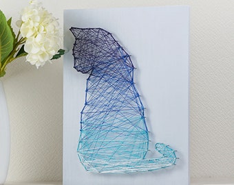 Cat string art | Etsy