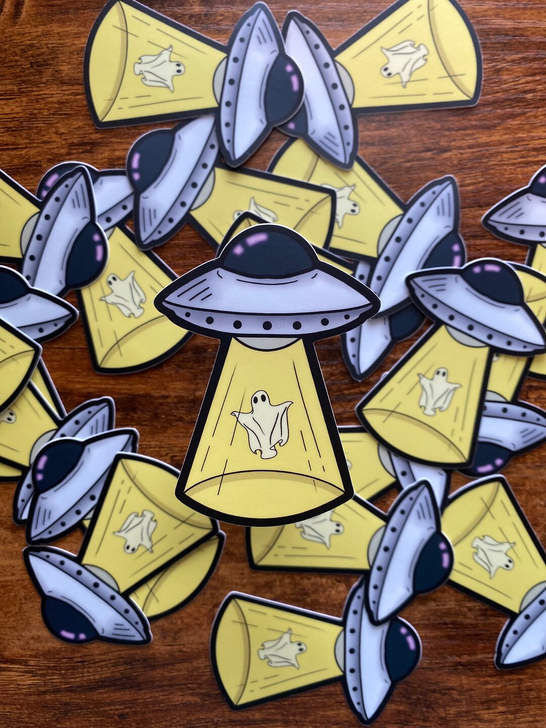 Spaceship Sticker Alien Sticker stickers Stickers for Kindle Laptop ...