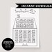 Christmas Advent Calendar for Kids | Giant Coloring Page | Giant ...