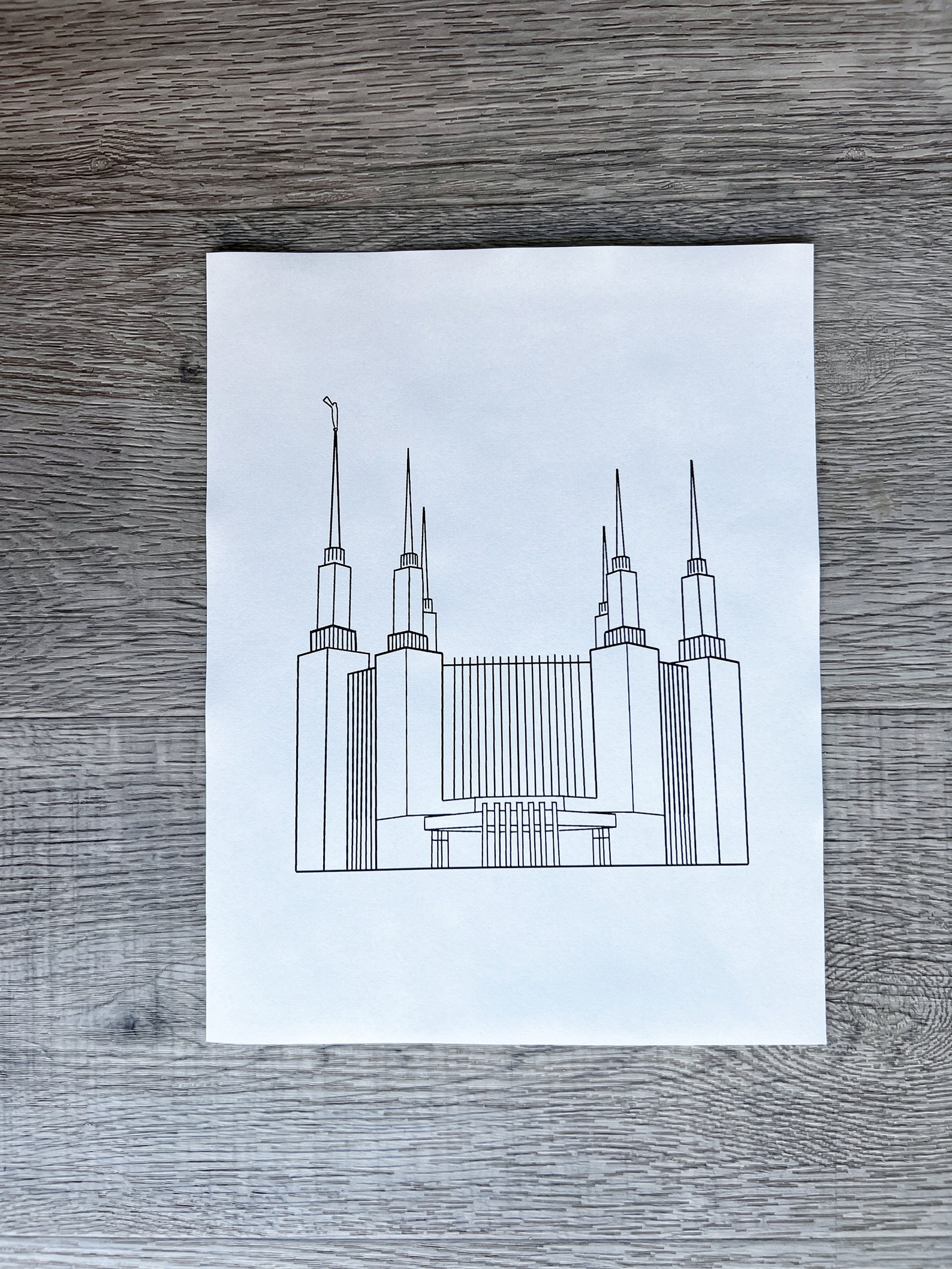 Washington DC Temple LDS Coloring Pages | LDS Conference | General ...