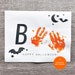 Boo Halloween Handprint Art | Halloween Coloring Page | Halloween ...