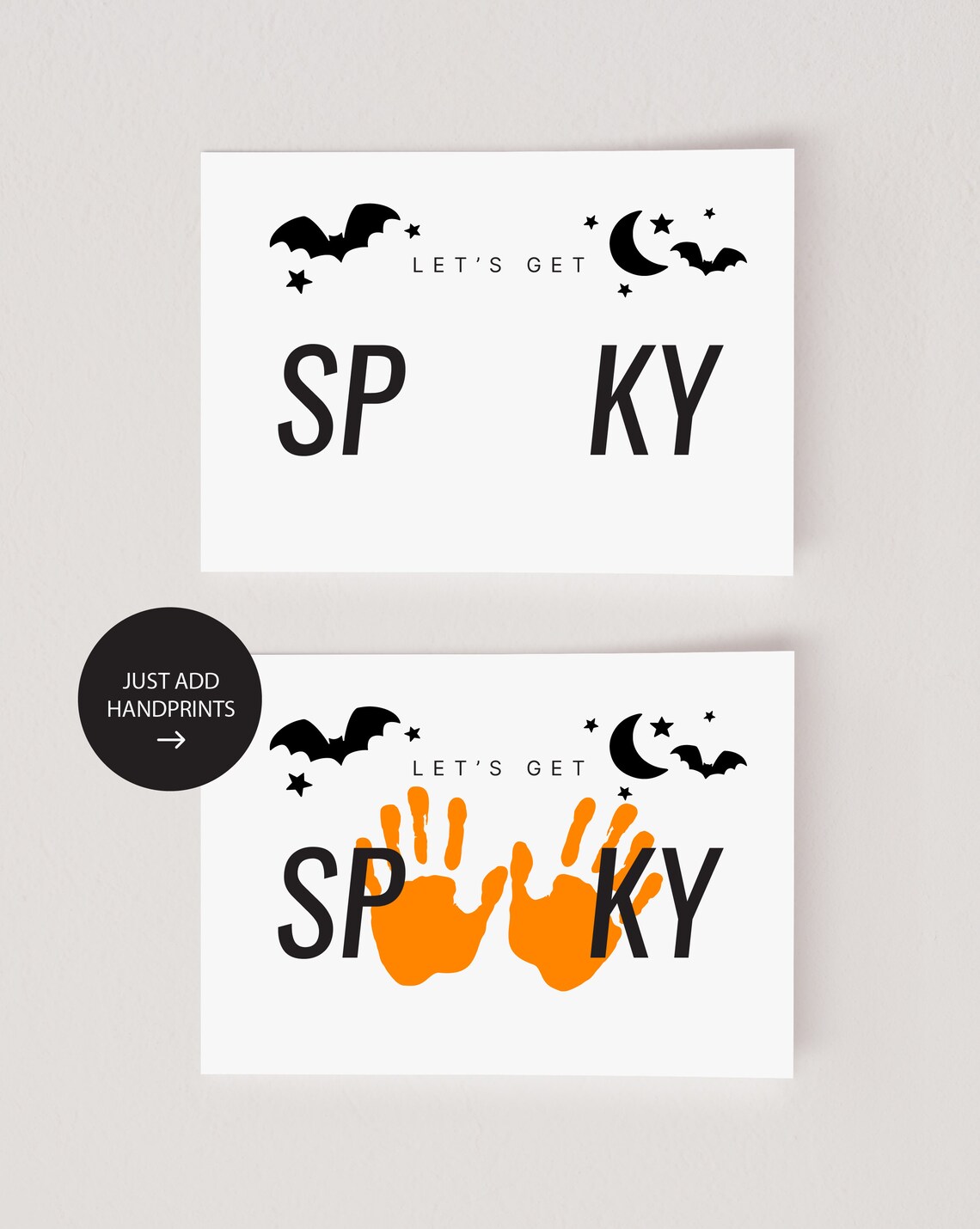 Spooky Halloween Handprint Art | Halloween Coloring Page | Halloween ...