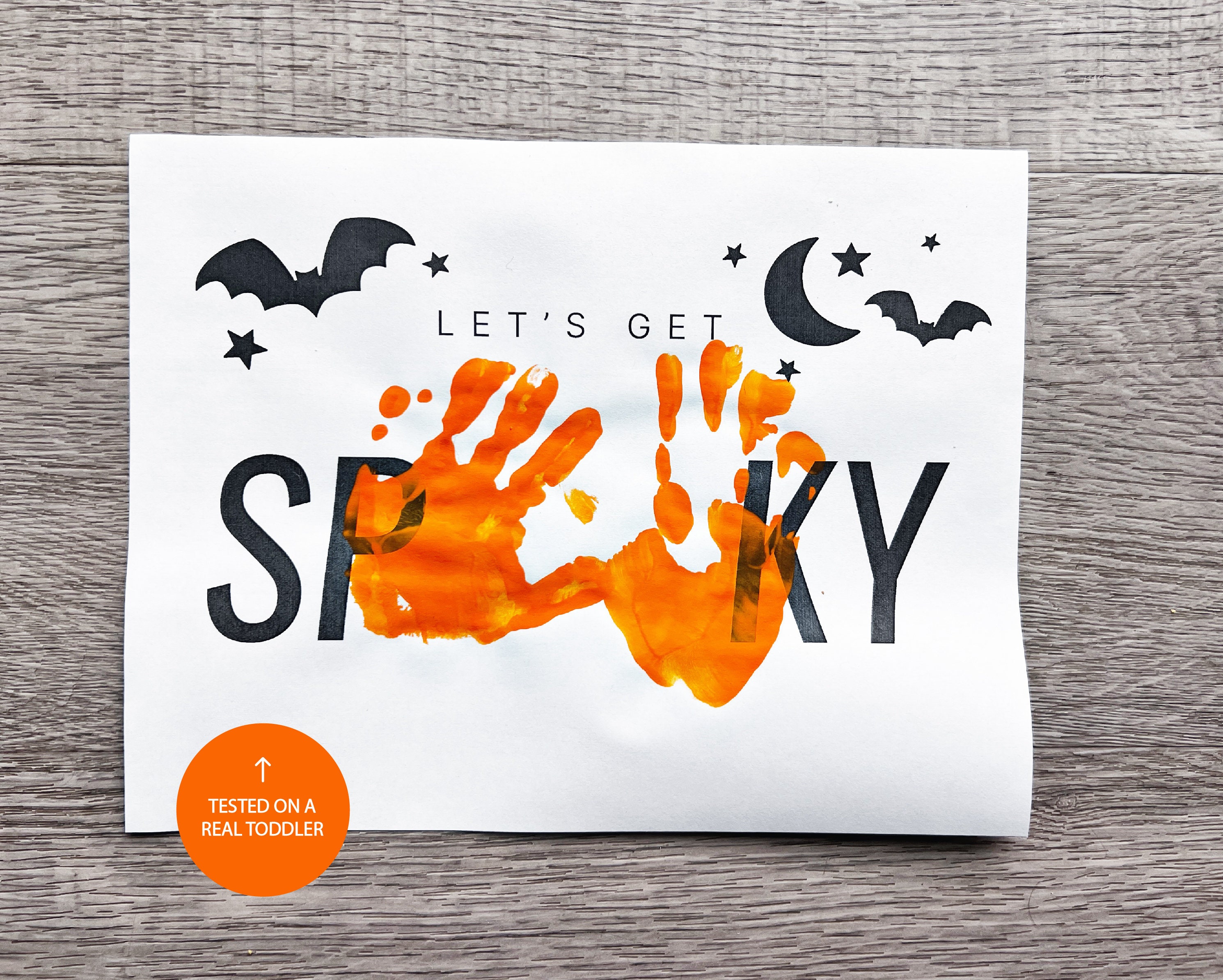 Spooky Halloween Handprint Art | Halloween Coloring Page | Halloween ...