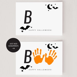 Boo Halloween Handprint Art | Halloween Coloring Page | Halloween ...