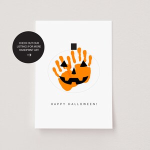 Spooky Halloween Handprint Art | Halloween Coloring Page | Halloween ...
