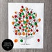 Gratitude Tree Fingerprint Art | Thanksgiving Turkey Handprint Art ...