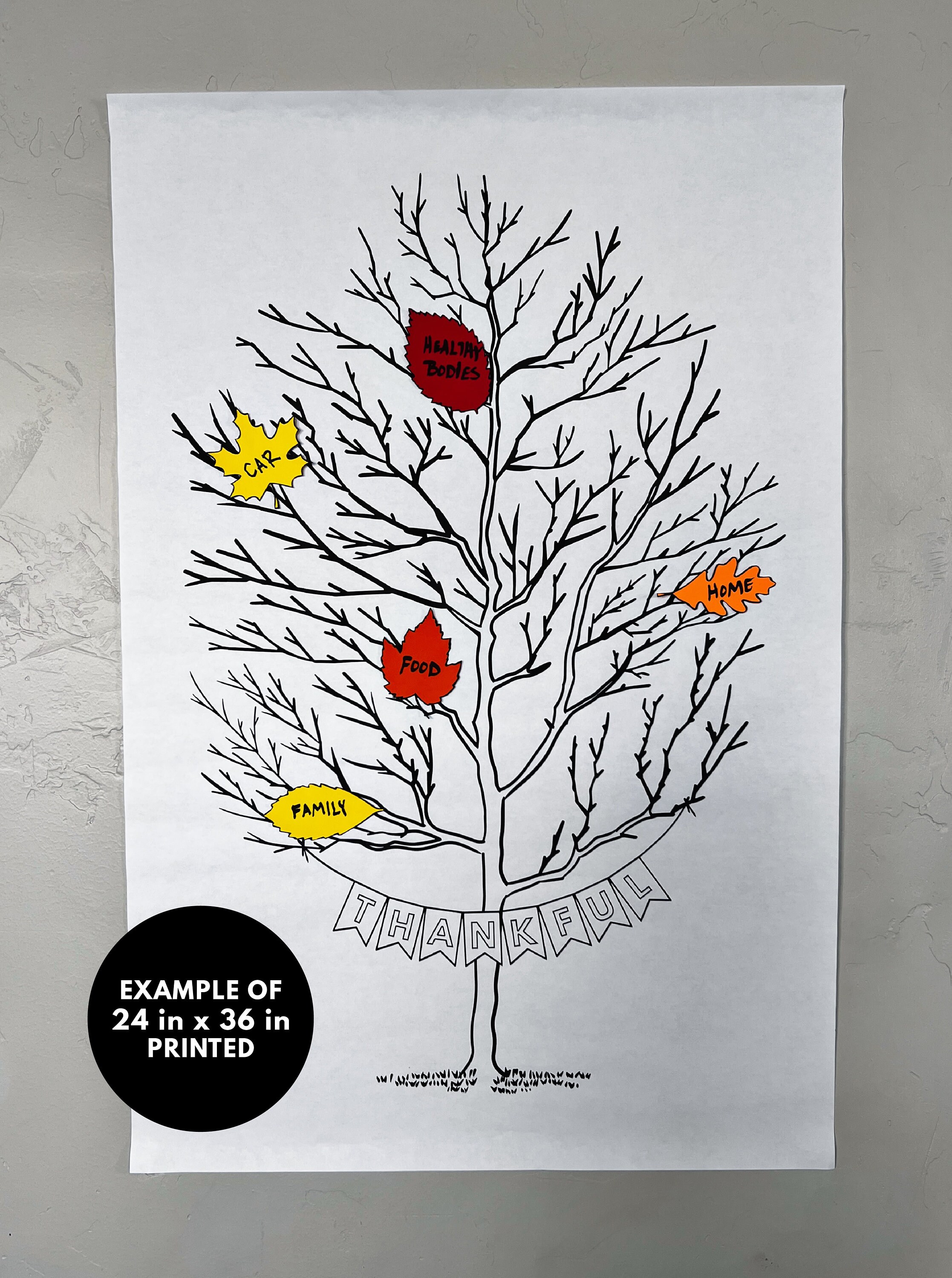 Gratitude Tree | Thanksgiving Coloring Sheets | Thankful Tree ...