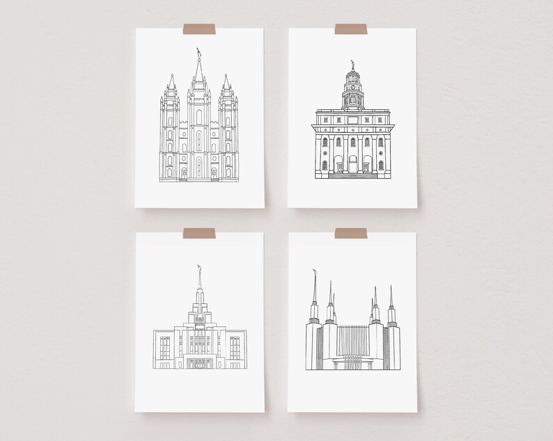 Temple LDS Coloring Pages | LDS Conference | General Conference | 4 ...