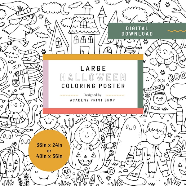 Colouring Poster - Etsy