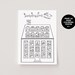 Christmas Advent Calendar for Kids | Giant Coloring Page | Giant ...