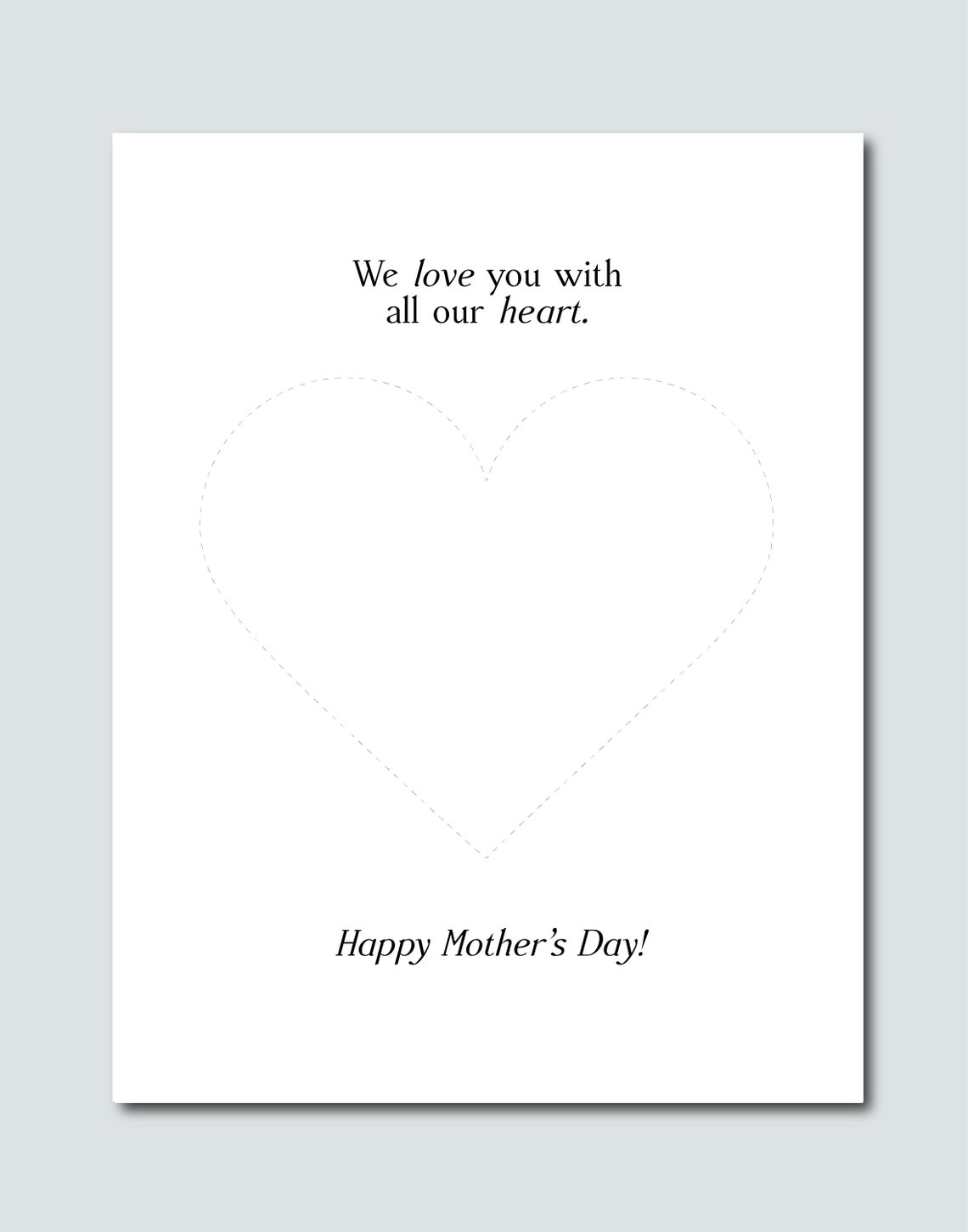 Mother's Day Heart Fingerprint Art (from Multiple Children) for Kids ...