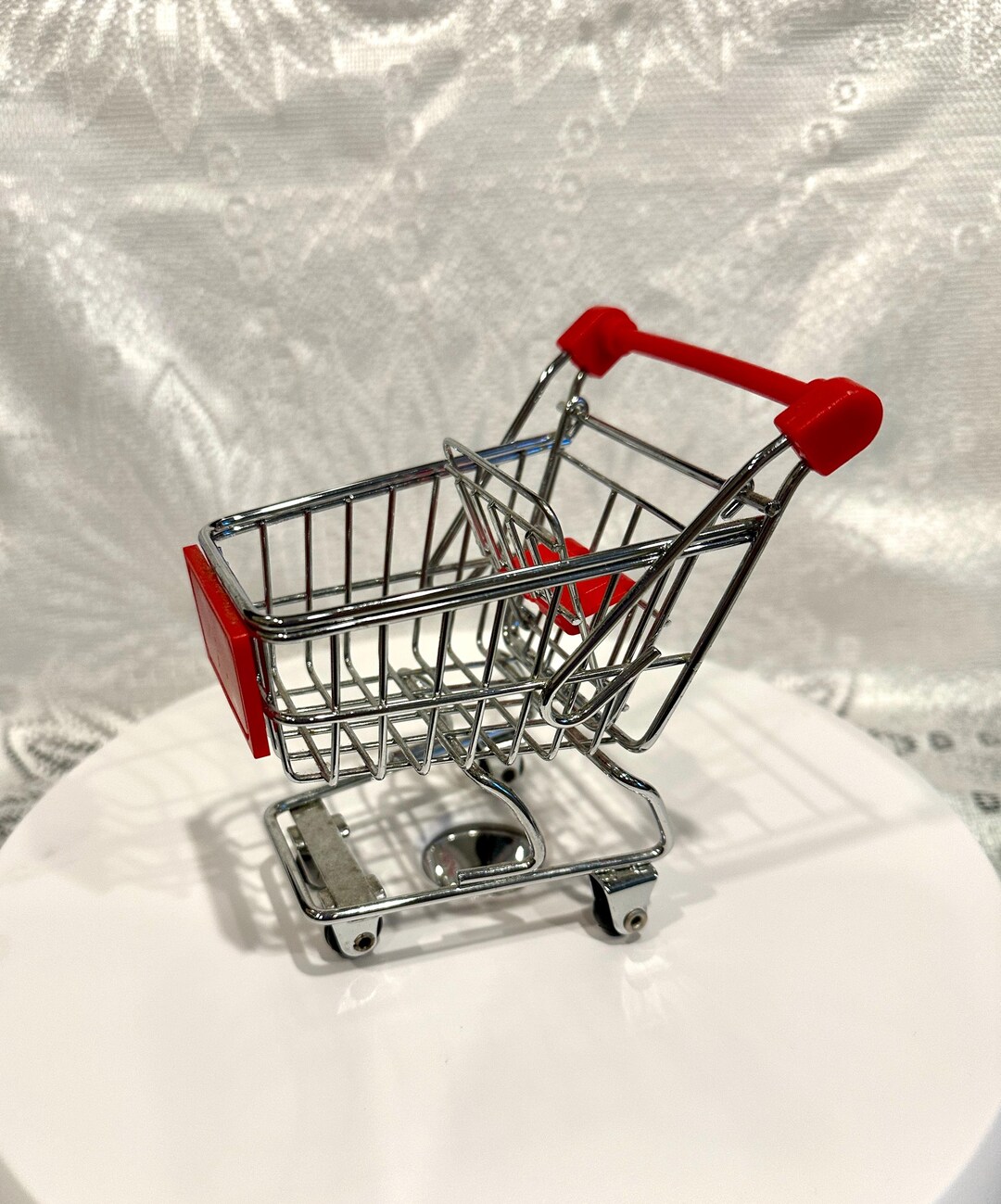 Vintage Shopping Cart Miniature - Etsy