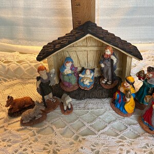 Vintage Nativity Set by Lemax - Etsy