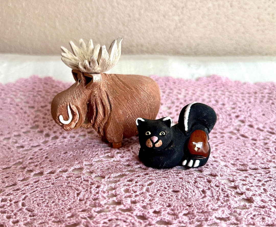 Vintage Artesania Rinconada Animals Set of 2 - Etsy