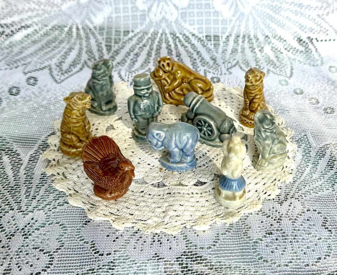 Vintage Animal Miniature Figurines - Etsy