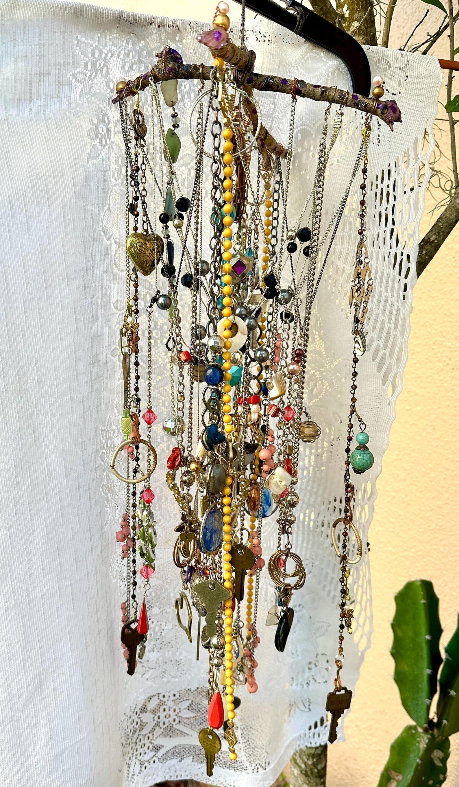 Handmade Wind Chimes Key to My Heart 7 - Etsy